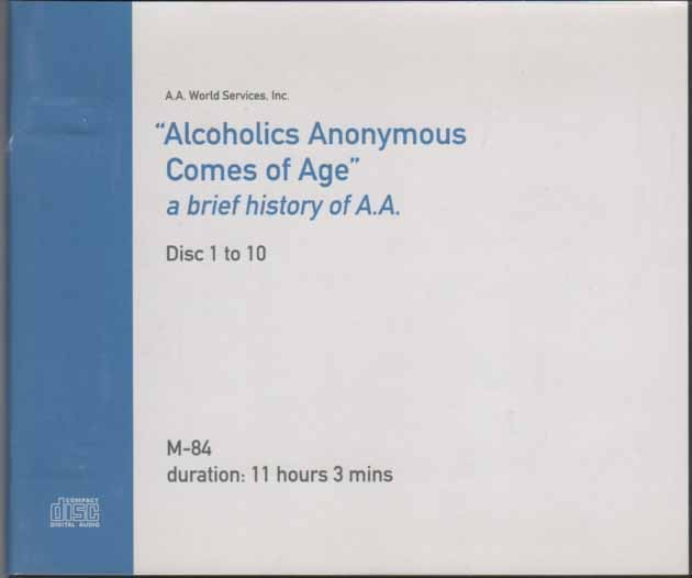 Alcoholics Anonymous Comes of Age on CD | My 12 Step Store