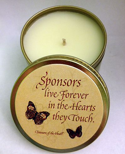 Sponsor Soy Candle | My 12 Step Store