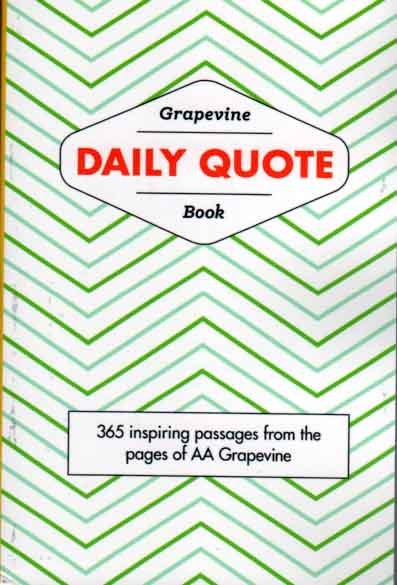 Daily Quote - AA Grapevine Book