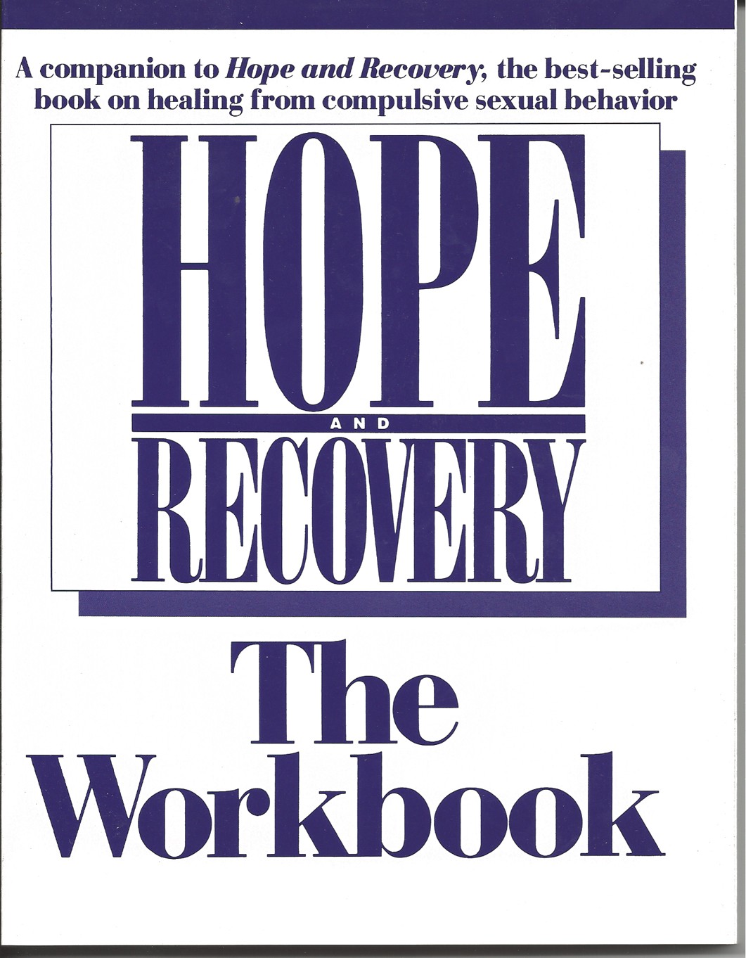 Hope and Recovery Workbook | My 12 Step Store