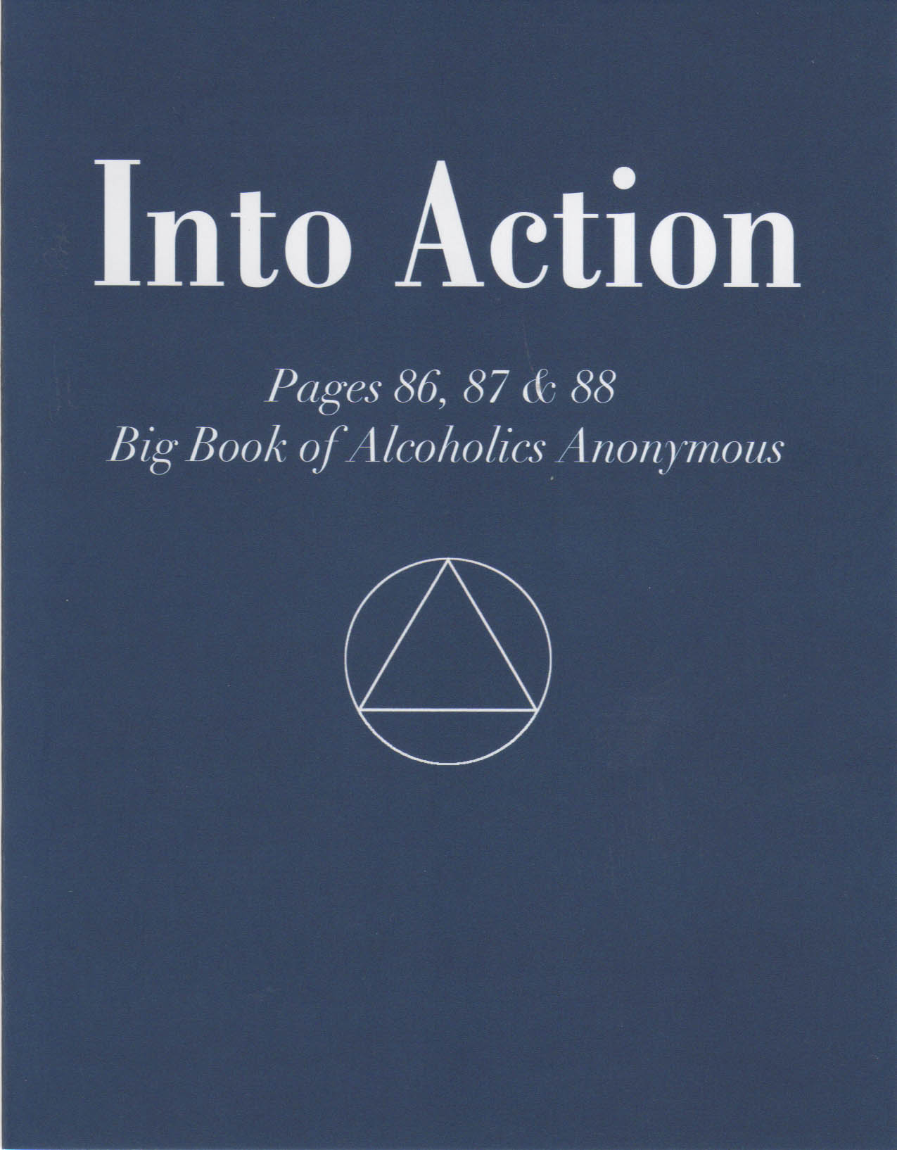 Into Action (Big Book of Alcoholics Anonymous) | My 12 Step Store