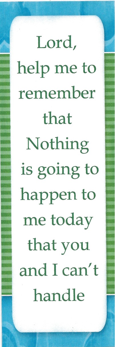 Lord Help Me To Remember Bookmark | My 12 Step Store