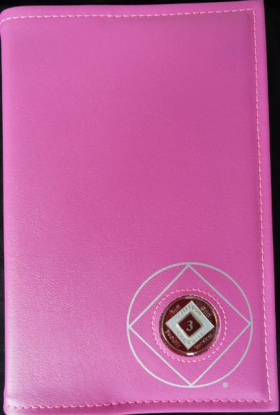 Basic Text NA Book Cover - Pink | My 12 Step Store