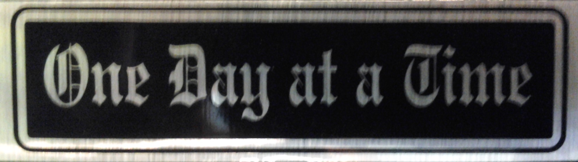 Large One Day at a Time Sticker | My 12 Step Store