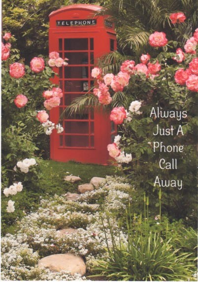 Phone Call Away Greeting Card | My 12 Step Store