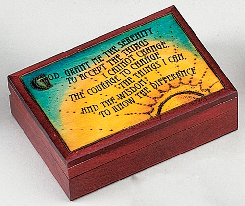 Sunshine Serenity Prayer God Box | My 12 Step Store
