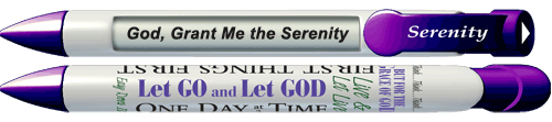 Serenity Prayer Pen - Purple | My 12 Step Store