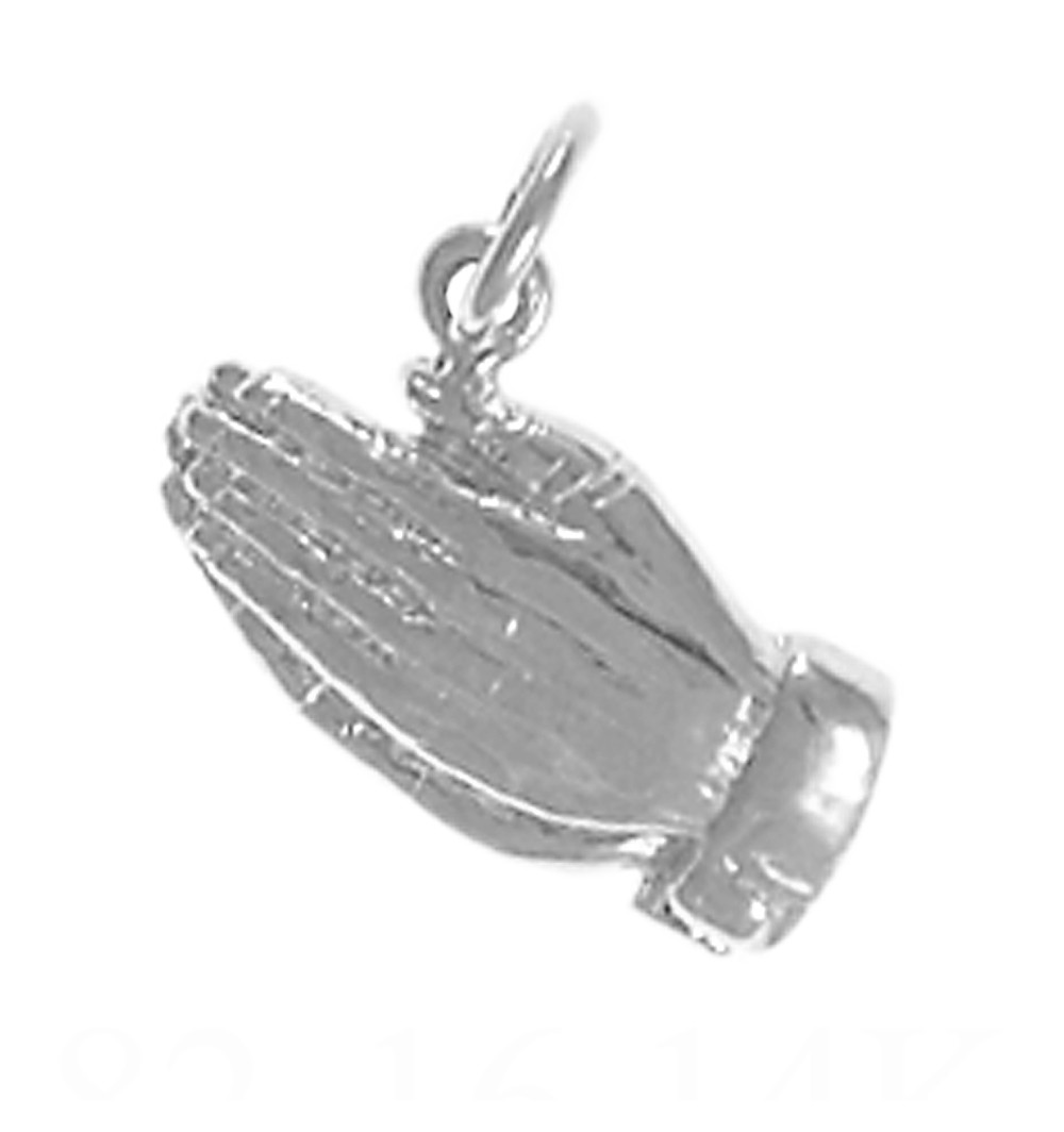 Sterling Silver Praying Hands Pendant | My 12 Step Store
