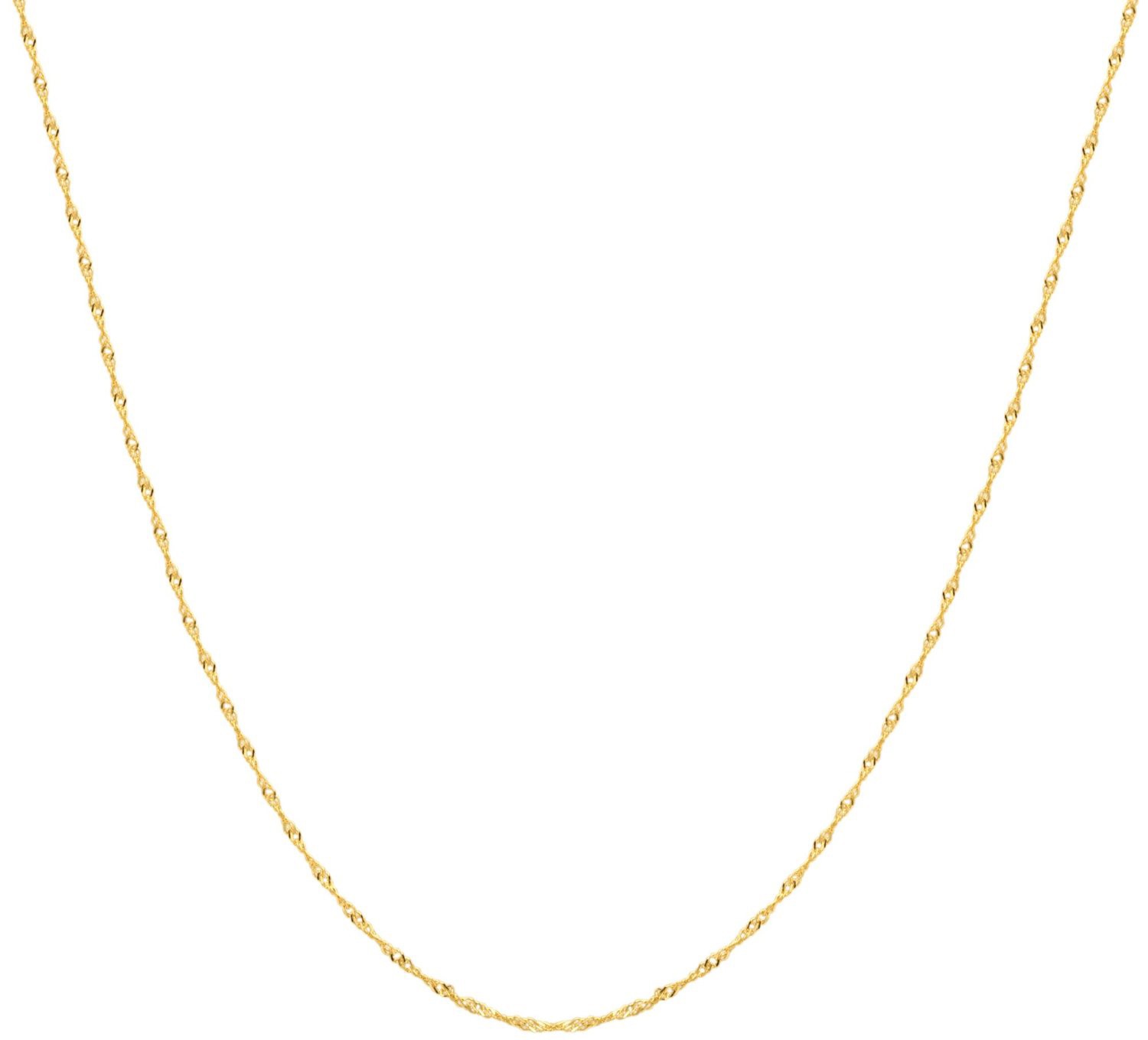 14K Gold Singapore Chain Necklace | My 12 Step Store