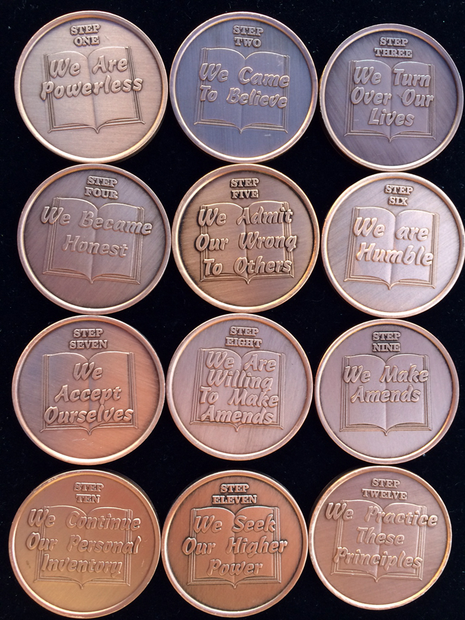 12 Step Copper Commemorative Medallion | My 12 Step Store