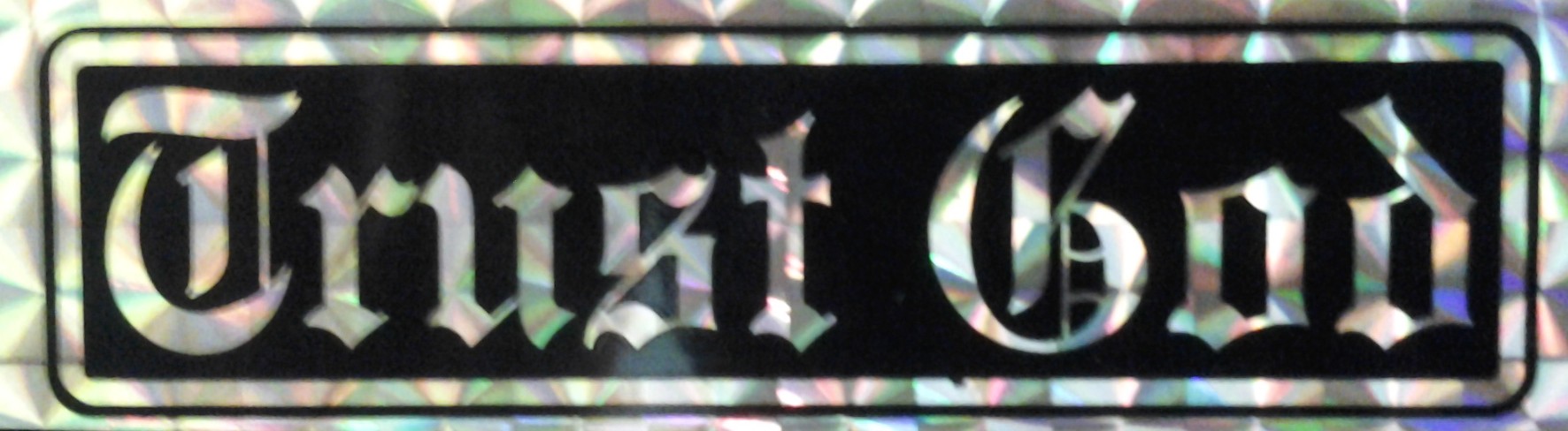 Large Trust God Sticker | My 12 Step Store
