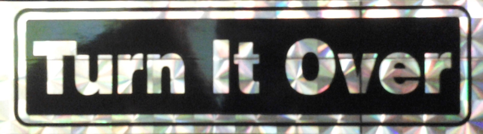 Large Turn It Over Sticker | My 12 Step Store