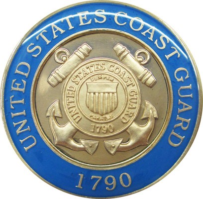 US Coast Guard Enamel Recovery Medallion | My 12 Step Store