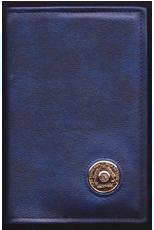 BIG BOOK Hard Cover - BLUE- with medallion holder