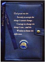 Al-Anon 12 x 12 Double Book Cover - Blue | My 12 Step Store