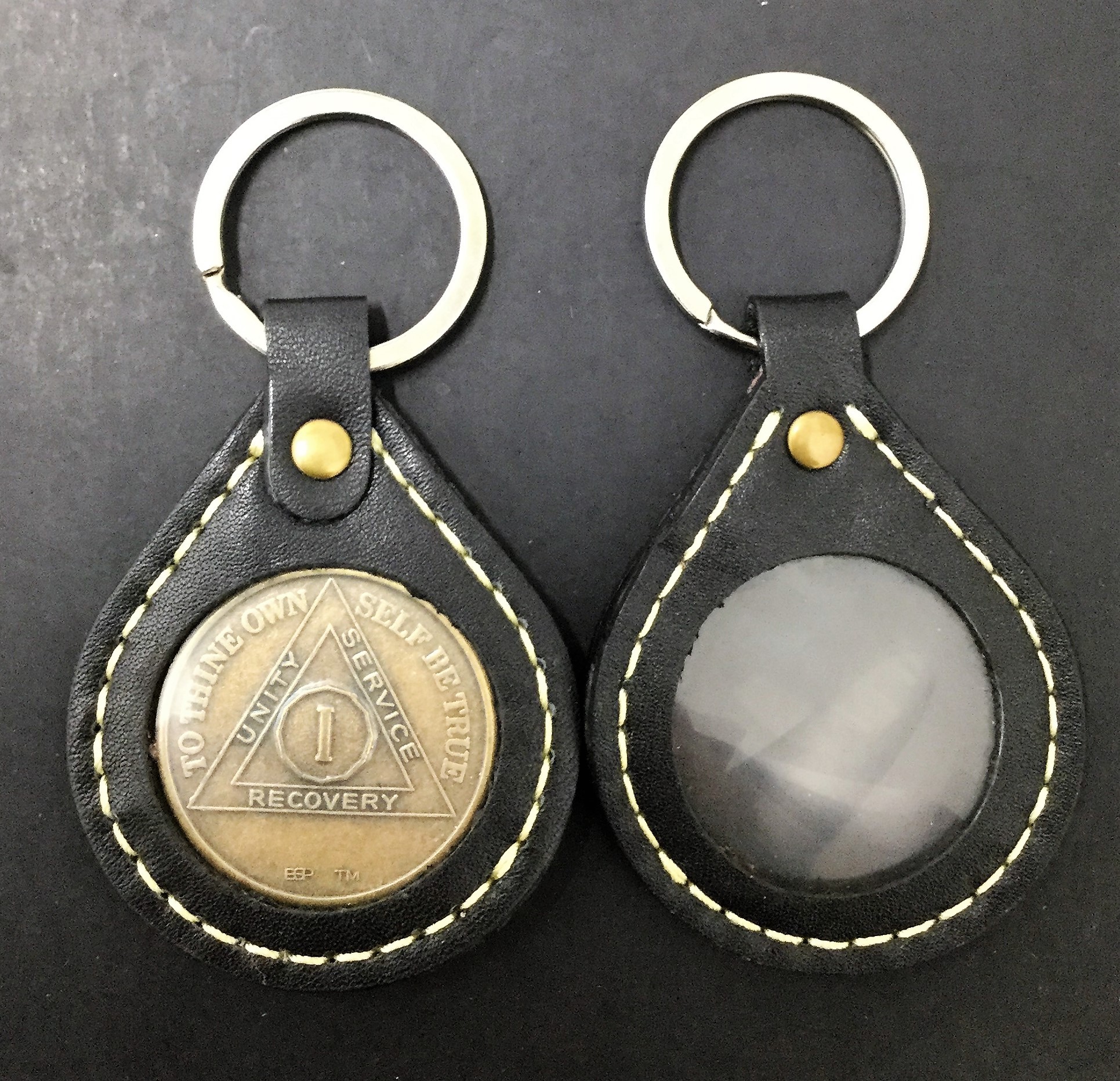 Double Sided Leather Holder