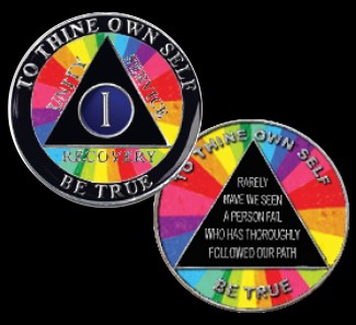 Rainbow Medallion | My 12 Step Store